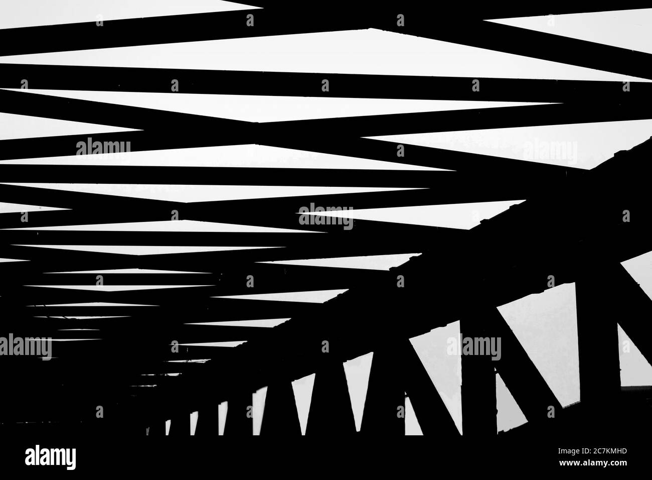 Dual bridges Black and White Stock Photos & Images - Alamy