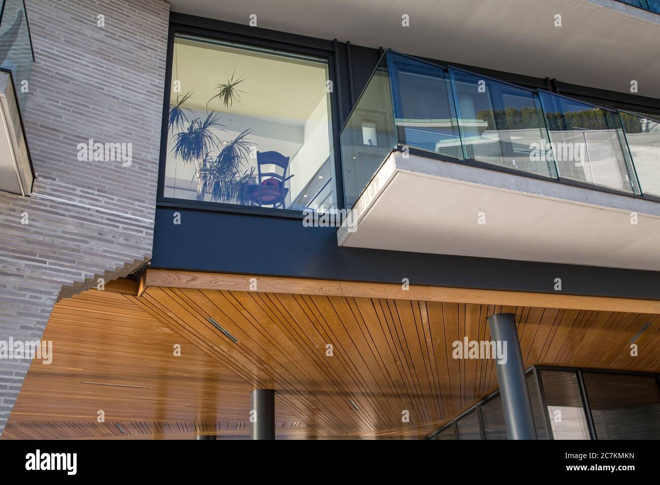 Interior view balcony inside building hi-res stock photography and ...