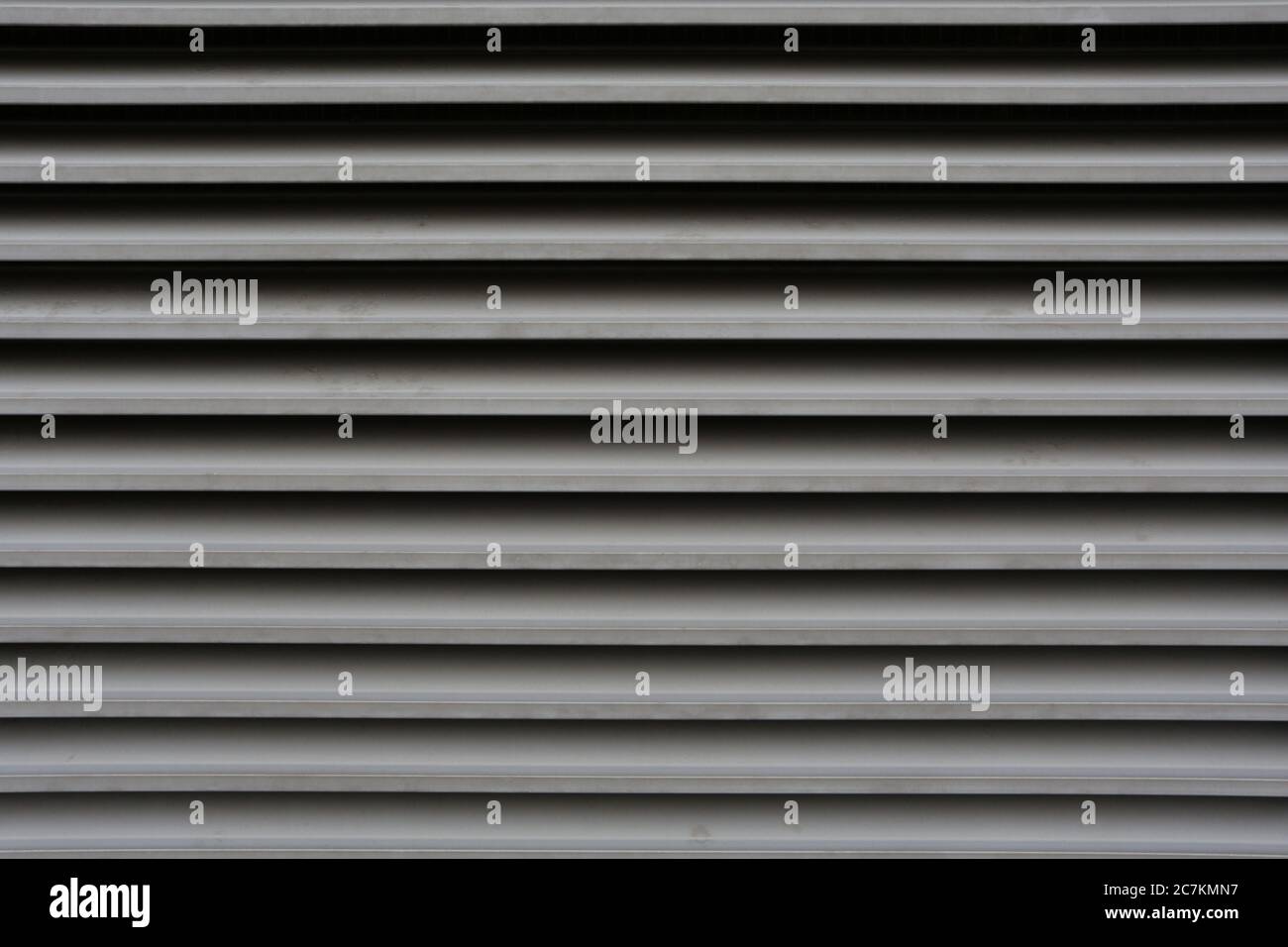 Closeup of grey window blind - great for textures and wallpapers Stock ...