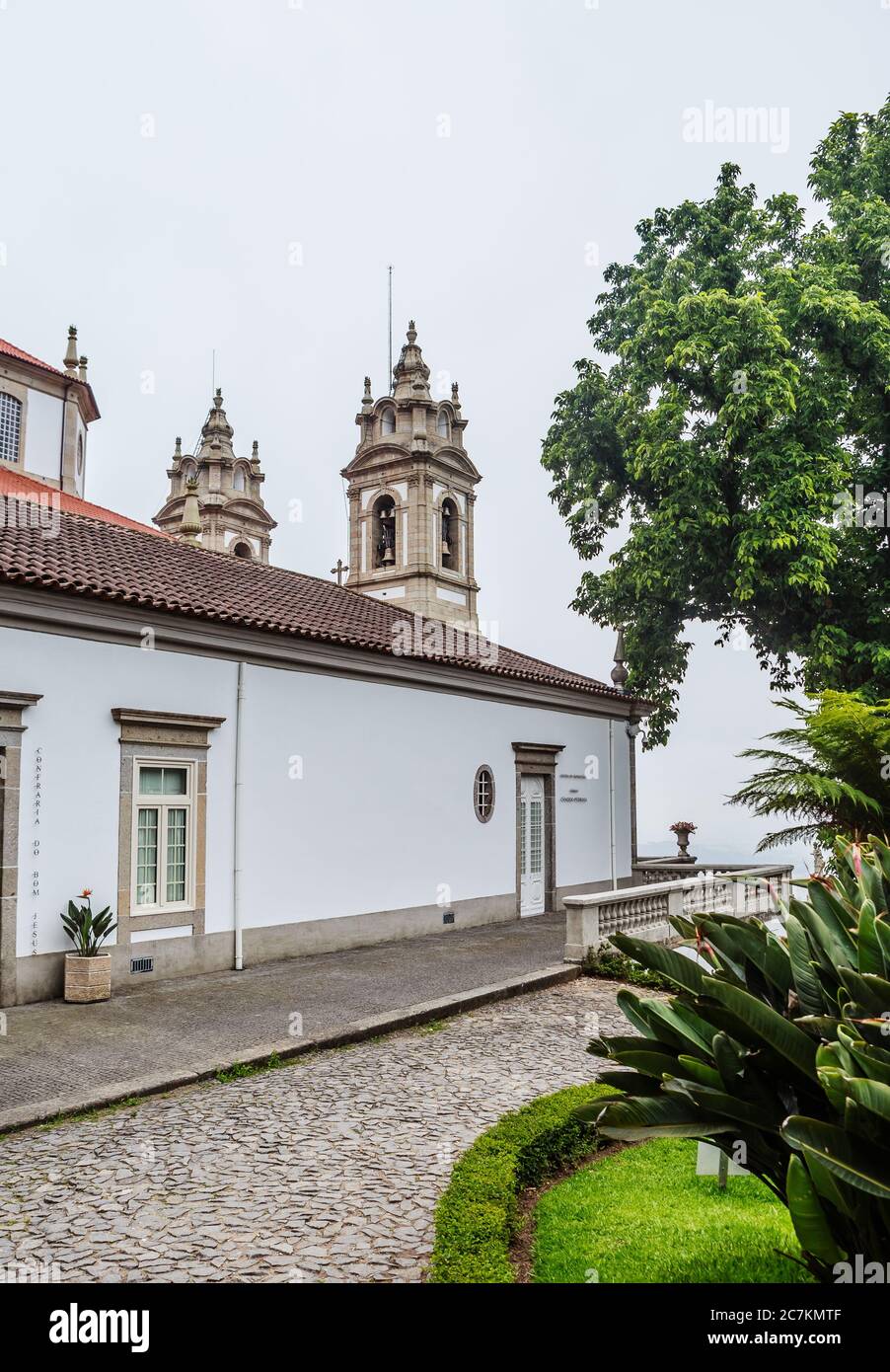 Bom Jesus do Monte Sanctuary in Braga, Portugal. One of the famous ...