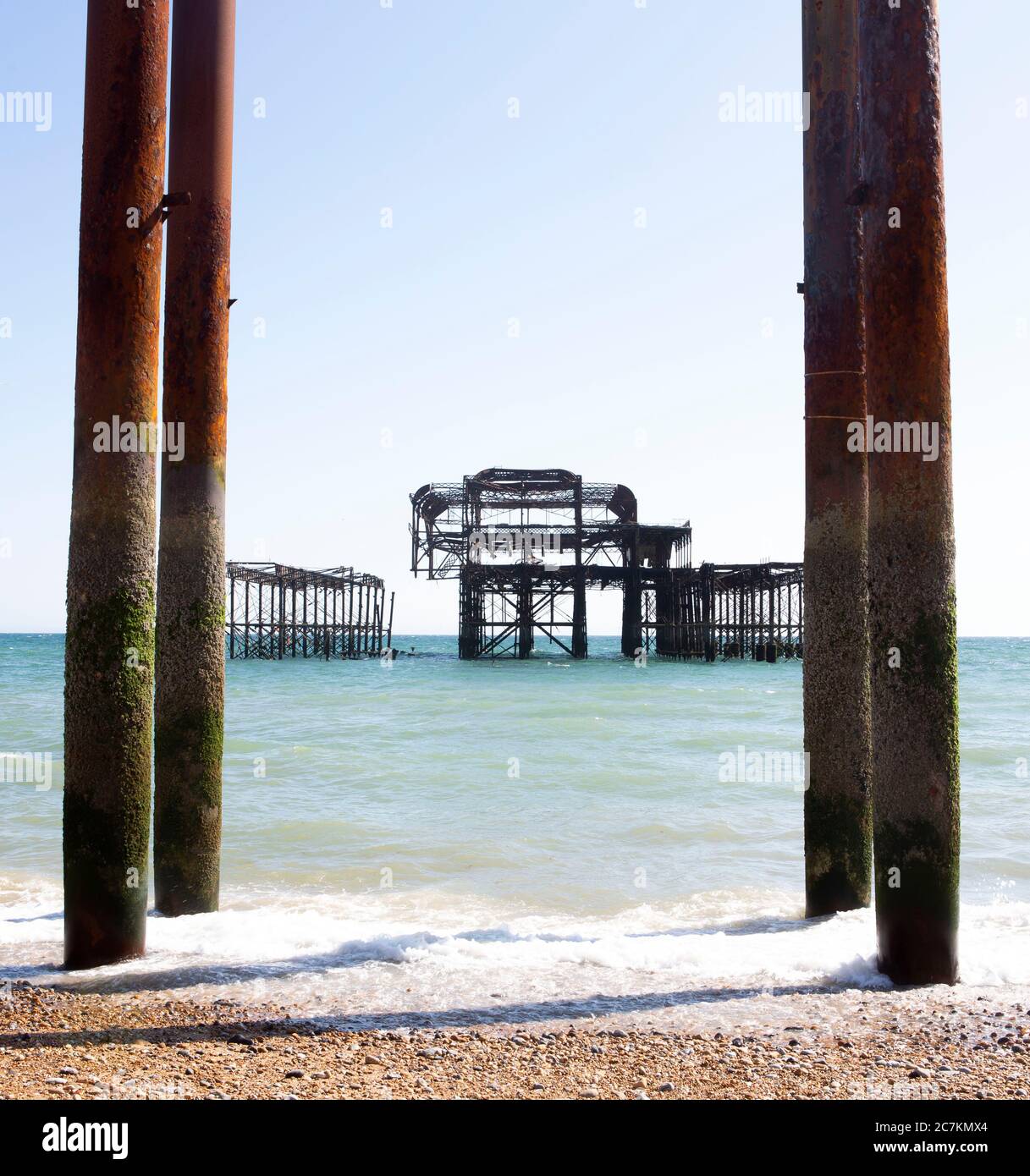 West pier brighton in victorian hi-res stock photography and images - Alamy