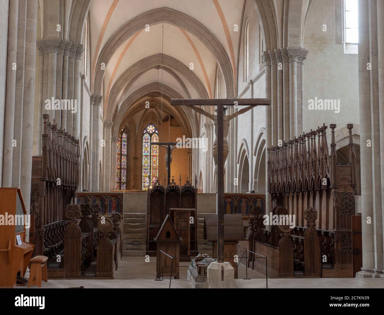 Naumburg Cathedral, UNESCO World Heritage, interior view, detail ...