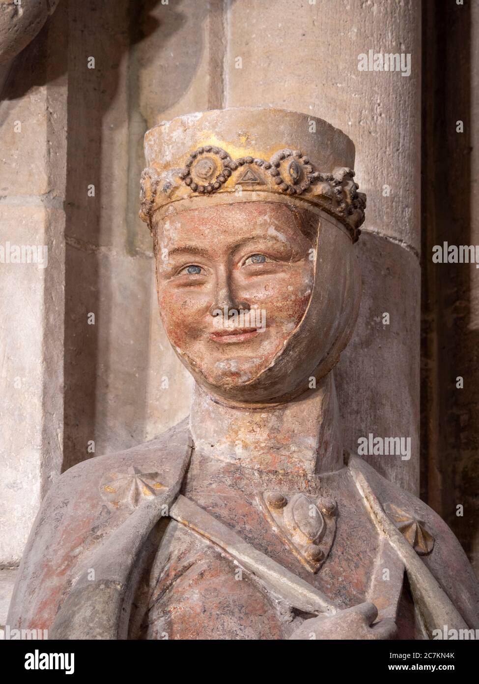 Naumburg Cathedral, founder figure Reglindis, UNESCO World Heritage ...