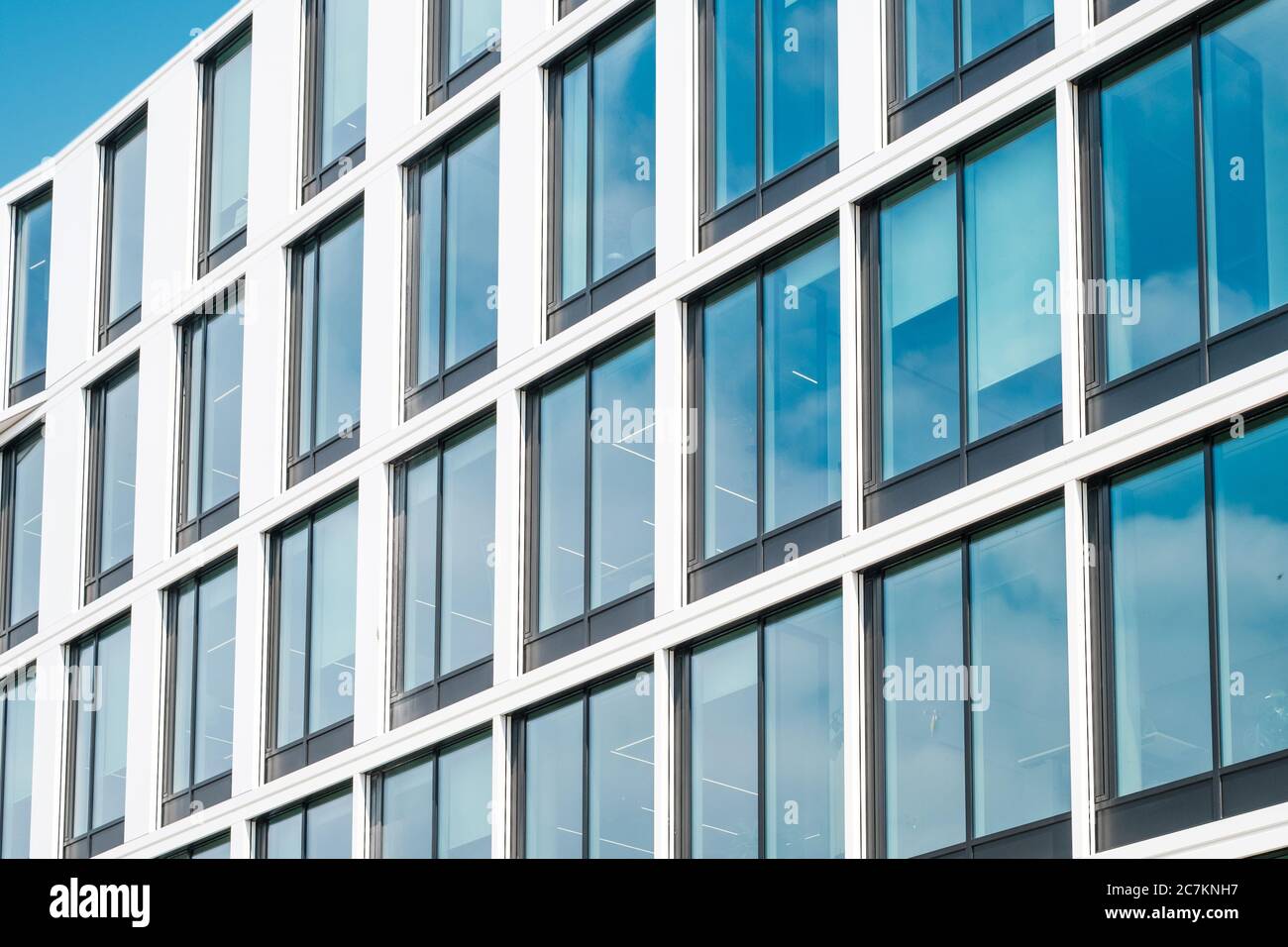 real estate facade, modern office building Stock Photo - Alamy