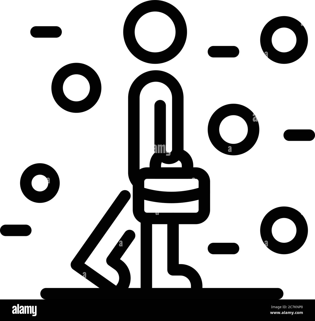 Lost work manager icon, outline style Stock Vector Image & Art - Alamy