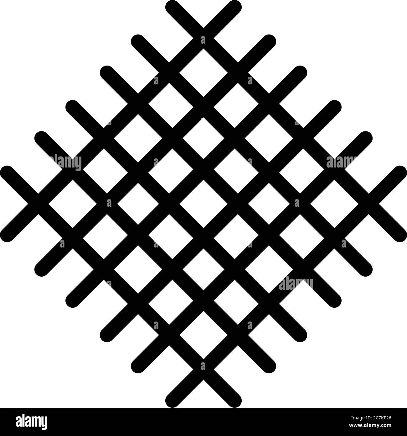 Metal net icon, outline style Stock Vector Image & Art - Alamy