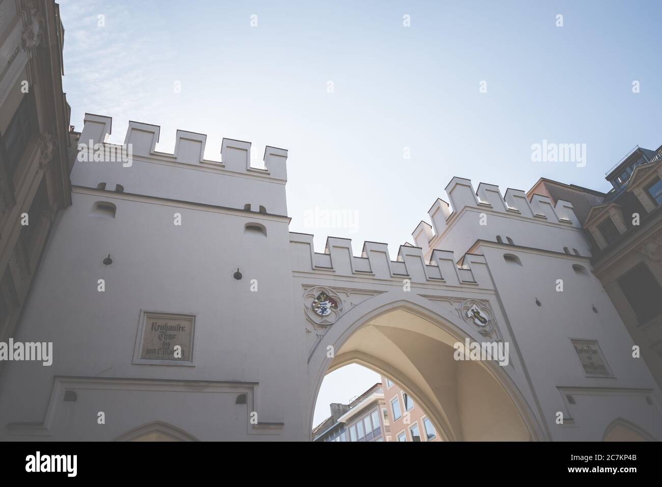 The Karlstor at Karlsplatz (Stachus), Munich, Bavaria, Germany Stock ...