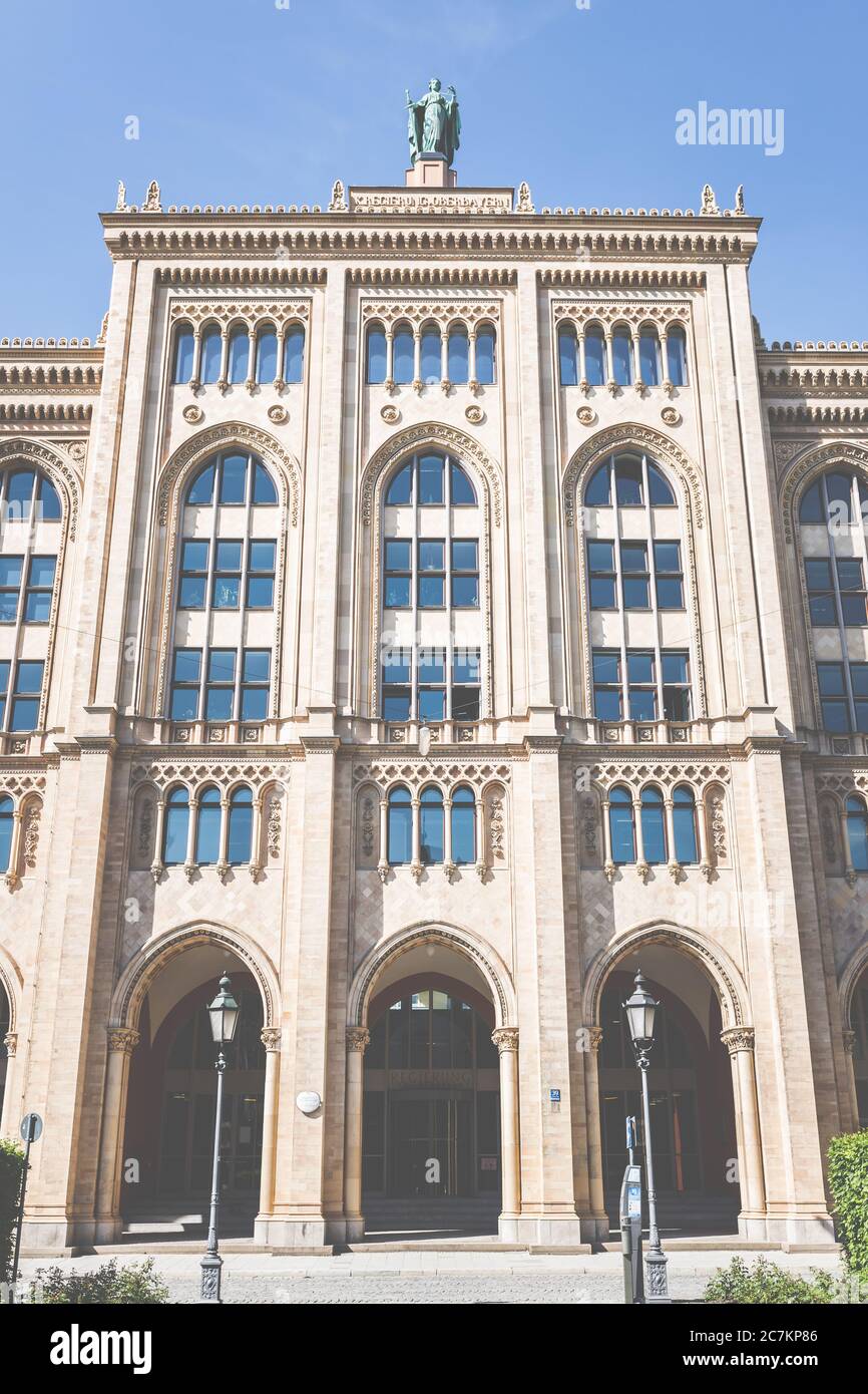 Government of Upper Bavaria, administration, building Stock Photo - Alamy