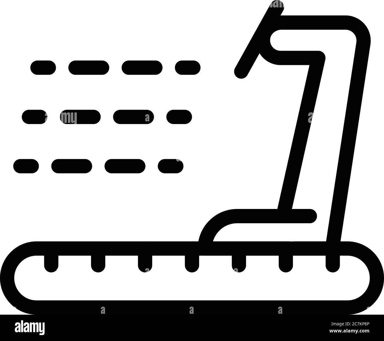 Treadmill icon, outline style Stock Vector Image & Art - Alamy