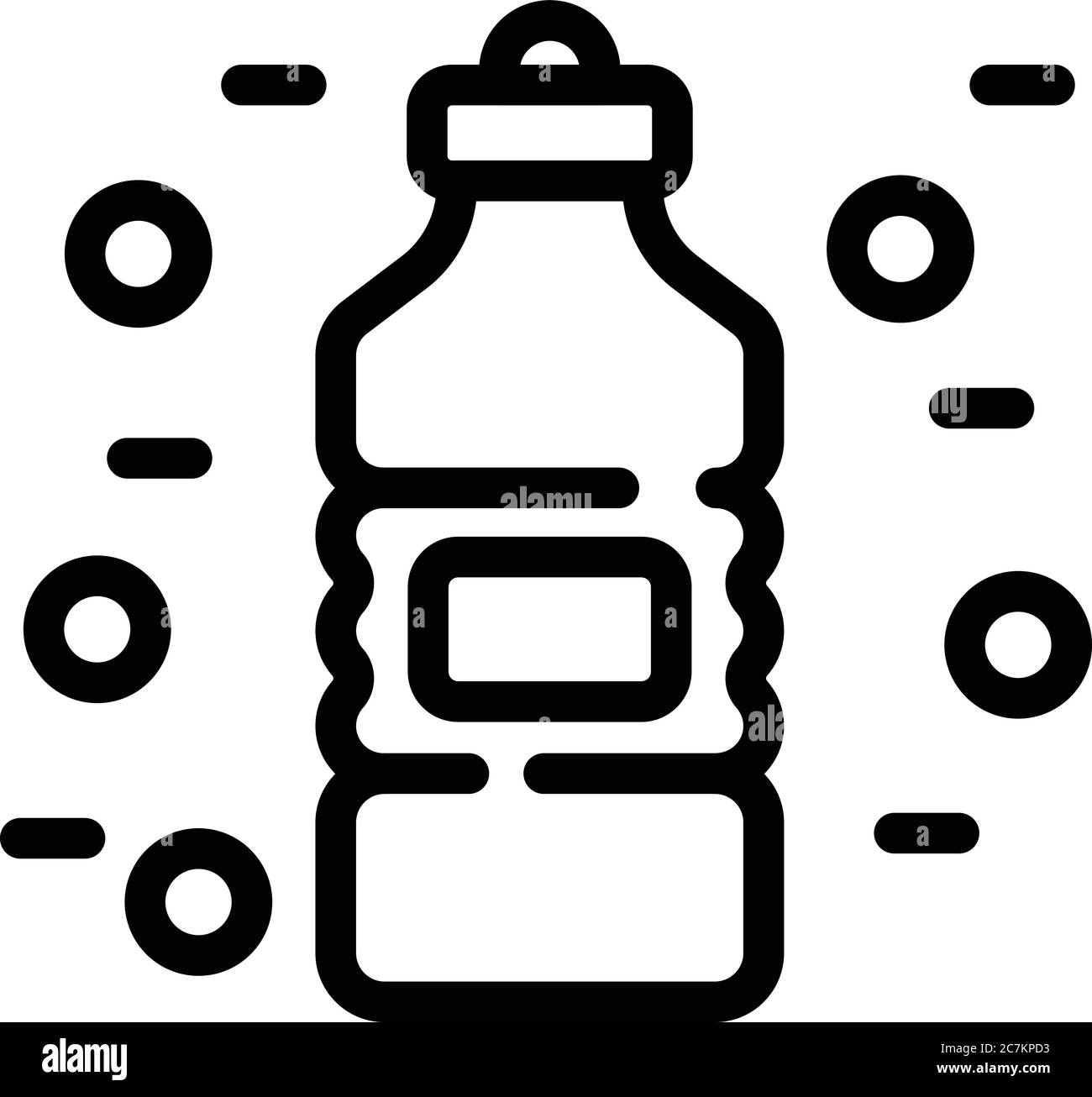 Water bottle icon, outline style Stock Vector Image & Art - Alamy