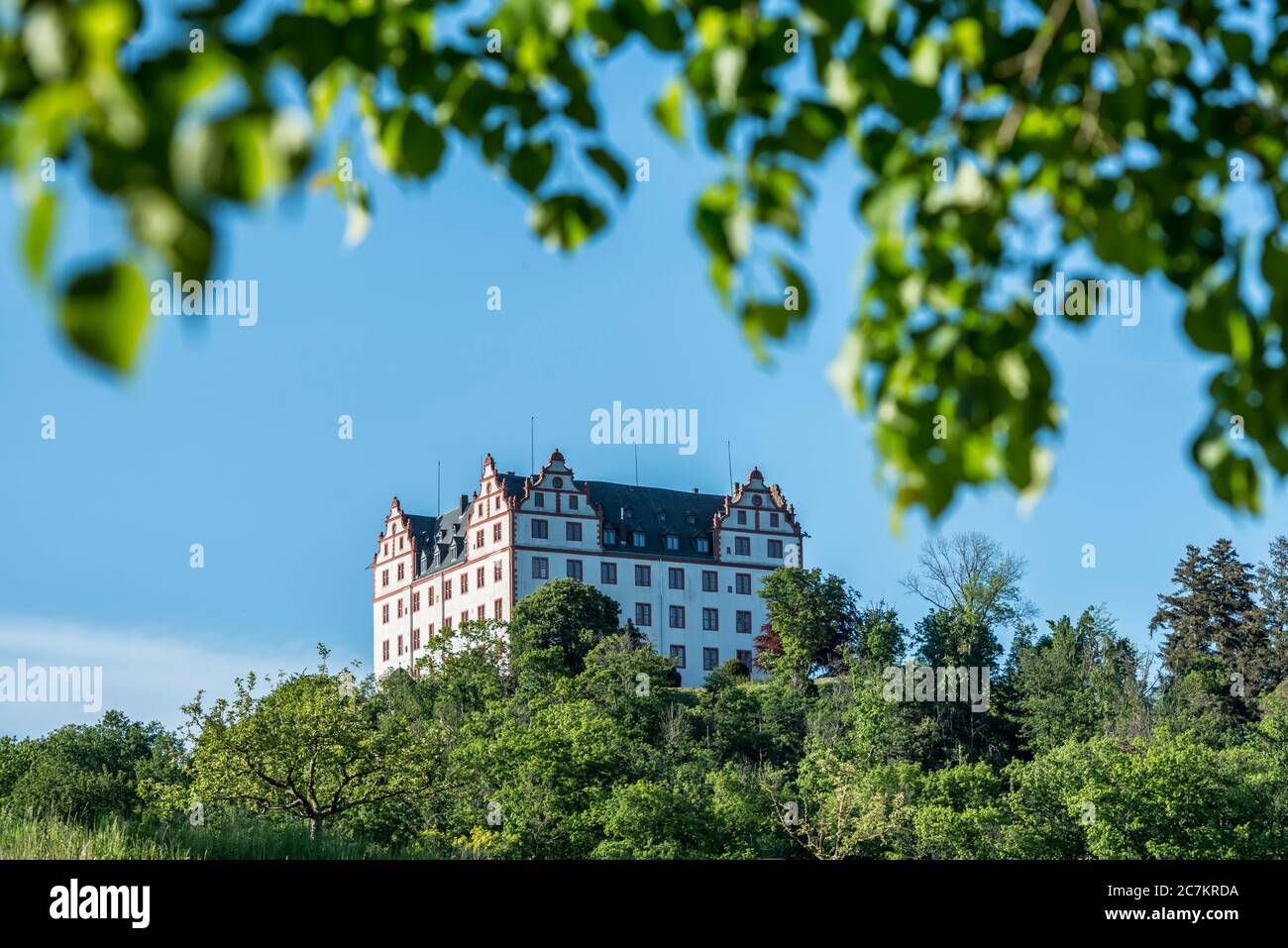 Lichtenberg, Hesse, Germany, Lichtenberg Castle in the Fischbach Valley ...