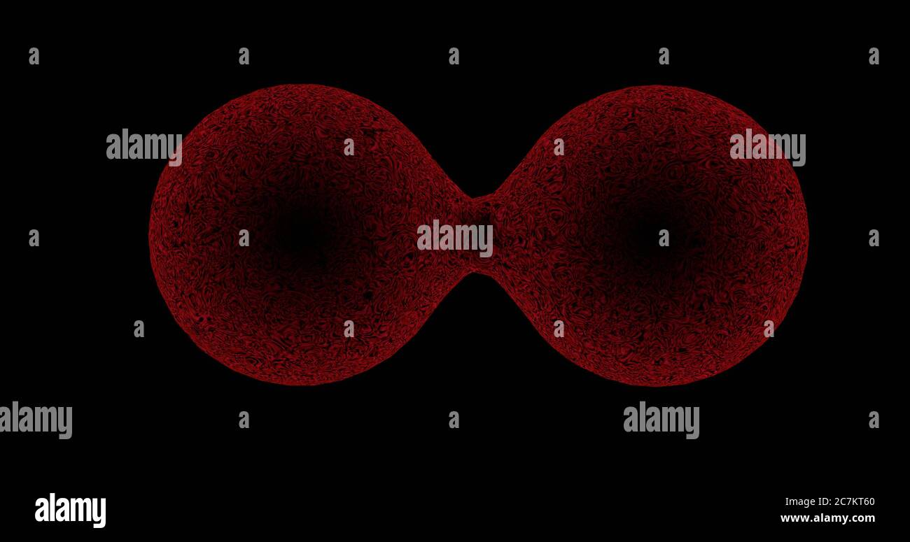 cell division or mitosis in 3d illustration Stock Photo - Alamy