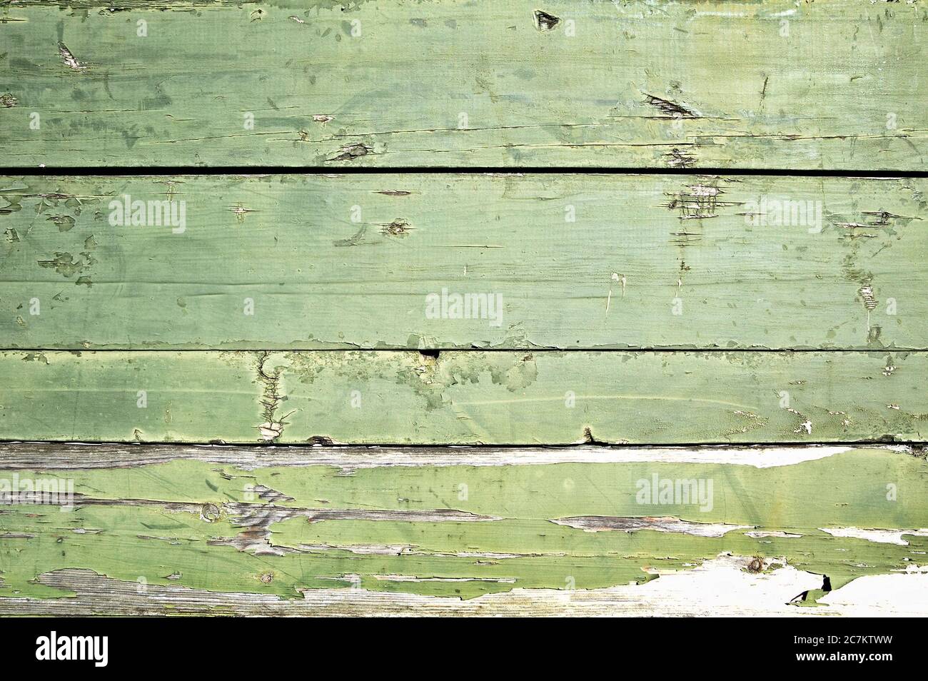Old green weathered distressed wood oak board planks background stock ...