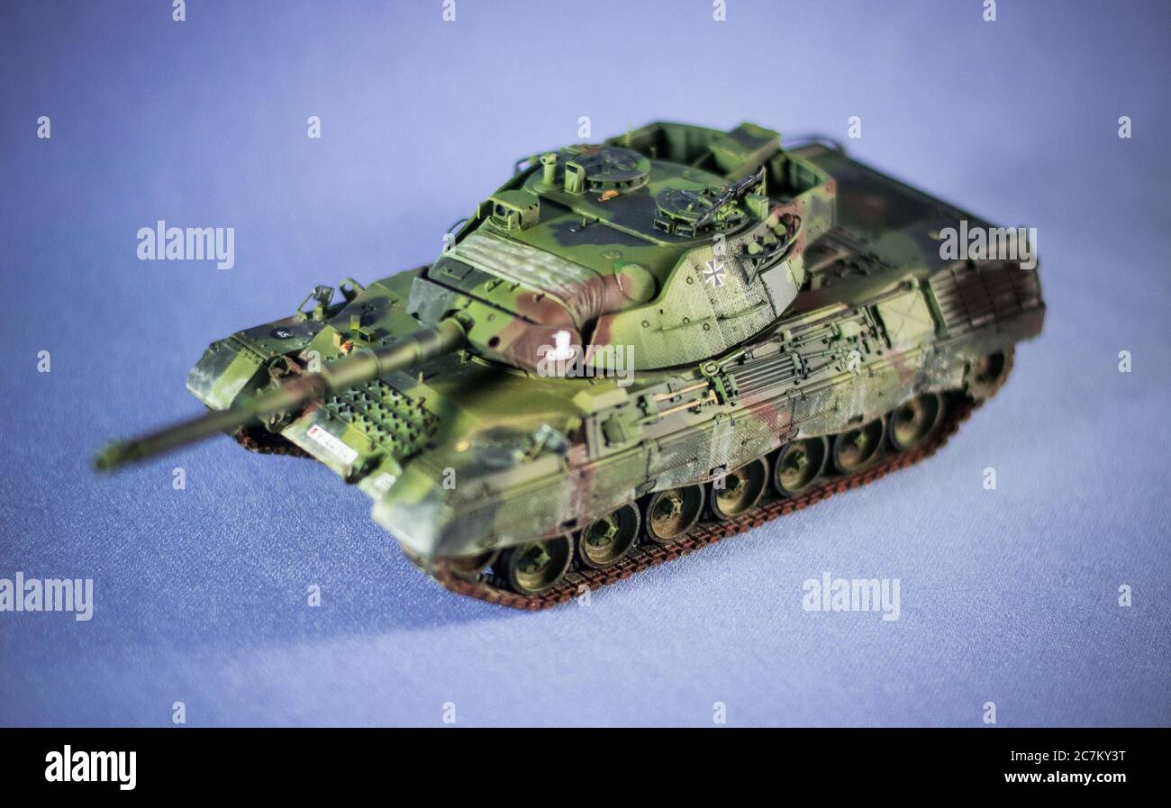 Model of Tiger tank from WWII. On an isolated background Stock Photo ...