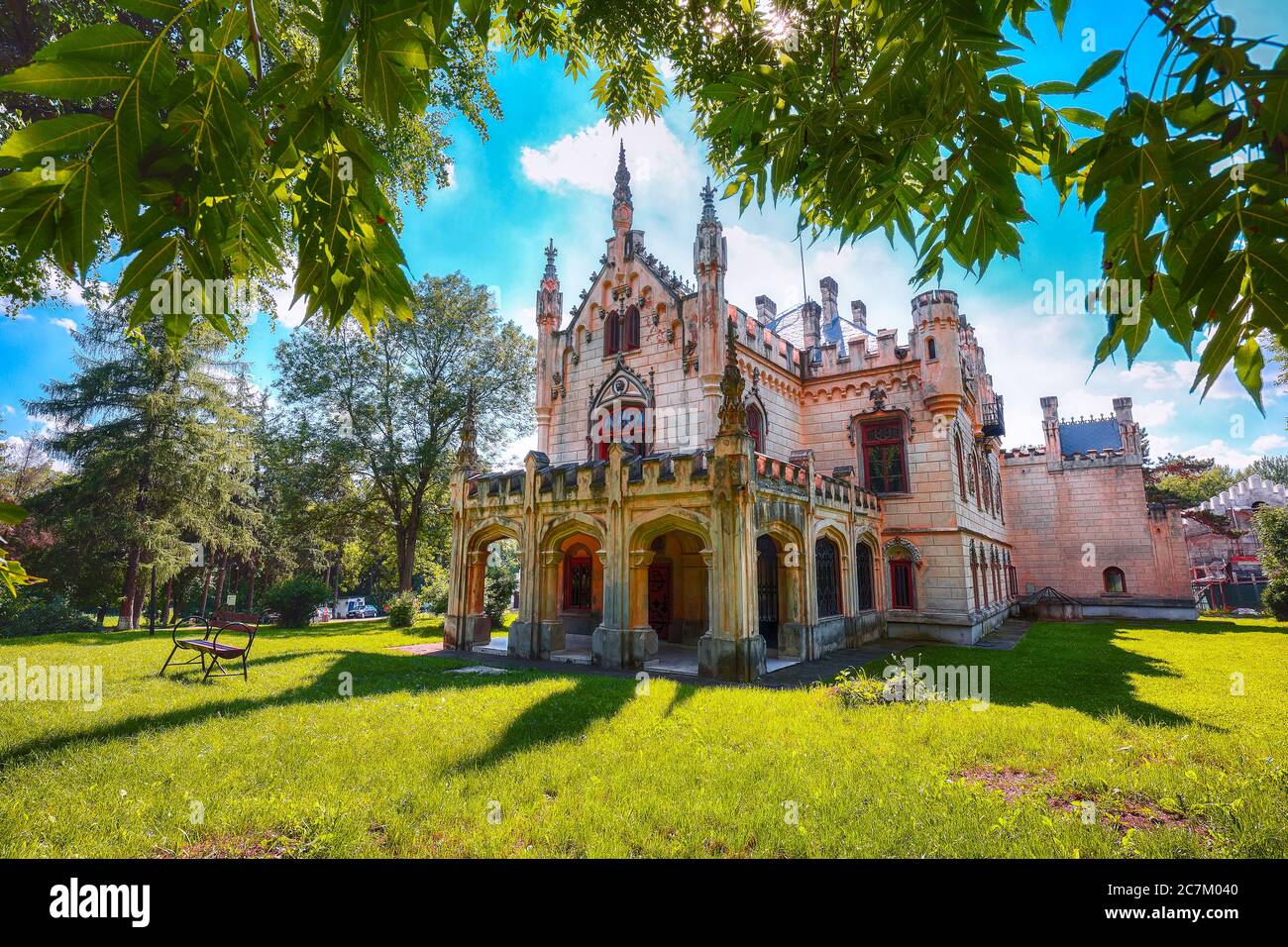 Miclauseni Castle, one of the most beautifull neo-gothic castles ...