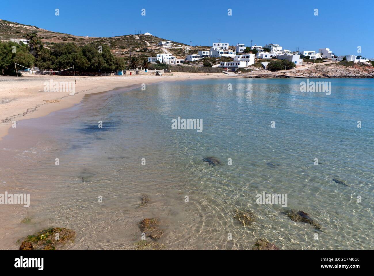 Port beach on the remote Greek island of Donoussa Stock Photo - Alamy
