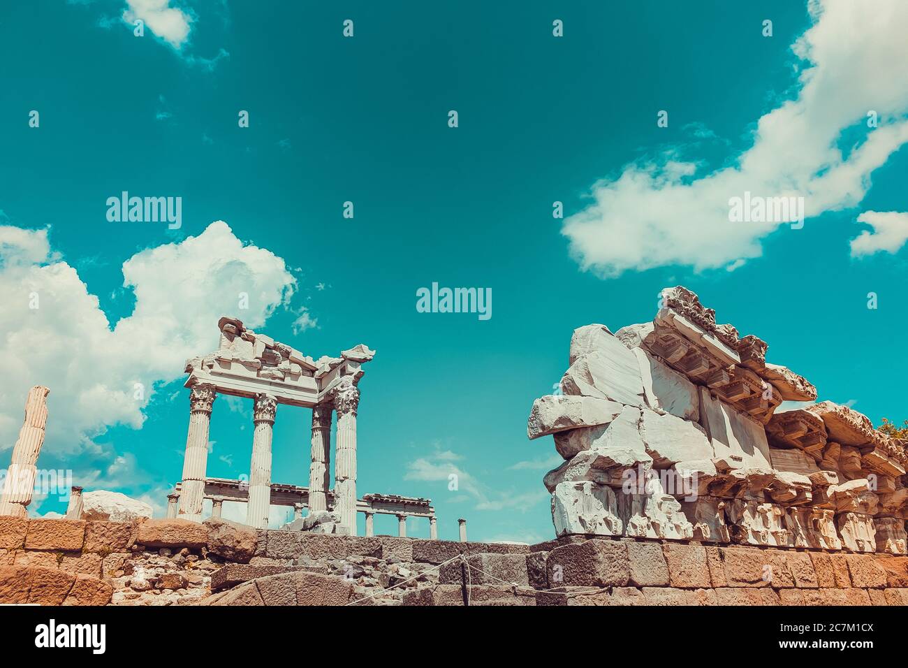 Akropol, Pergamon Ancient City in Pergamon Izmir Turkey 7th - 6th and ...