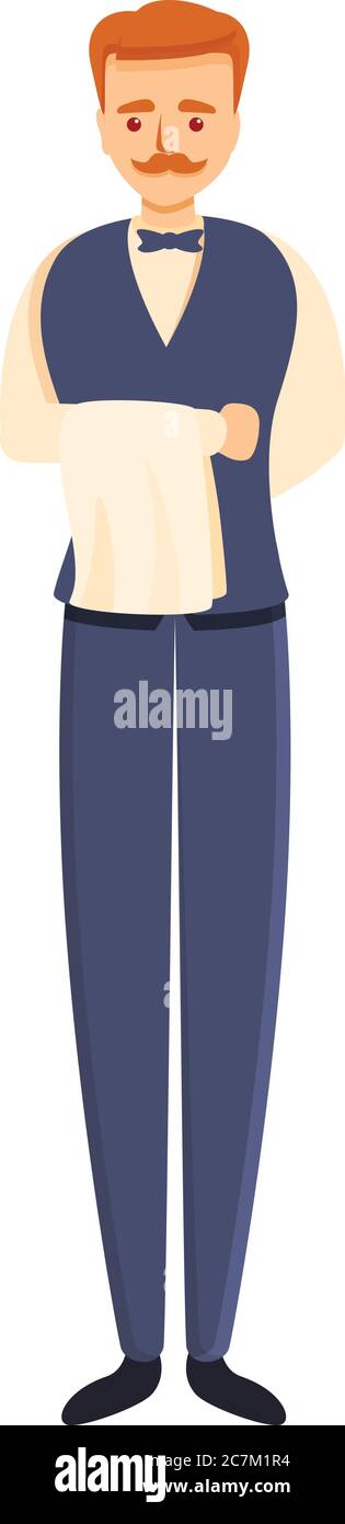 Service butler icon. Cartoon of service butler vector icon for web ...