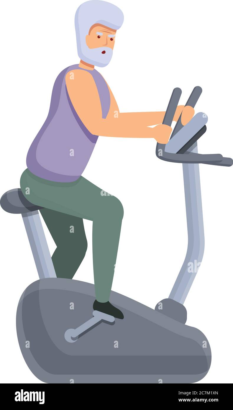 Stationary Bike Cartoon