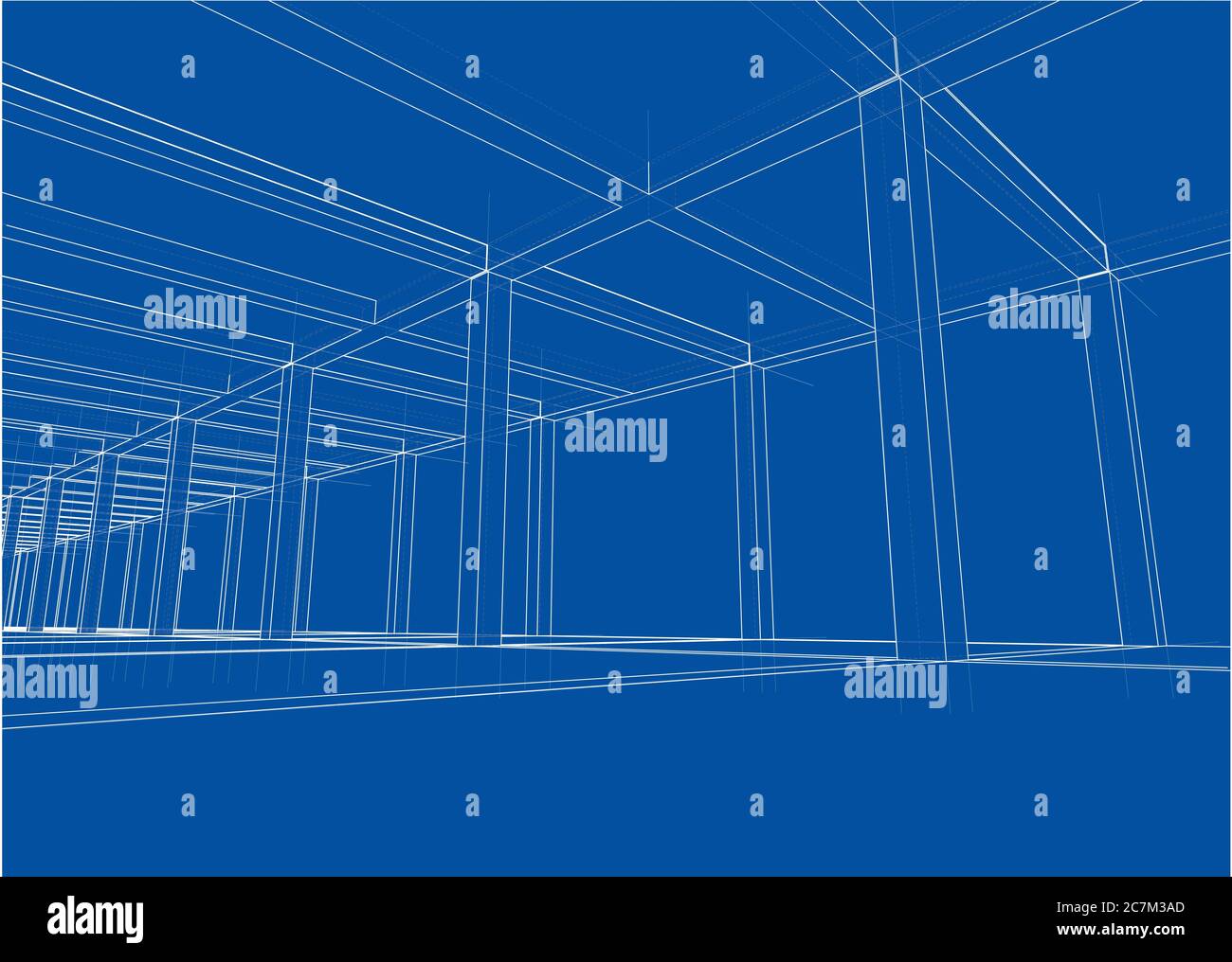 Drawing of a house under construction Stock Photo - Alamy