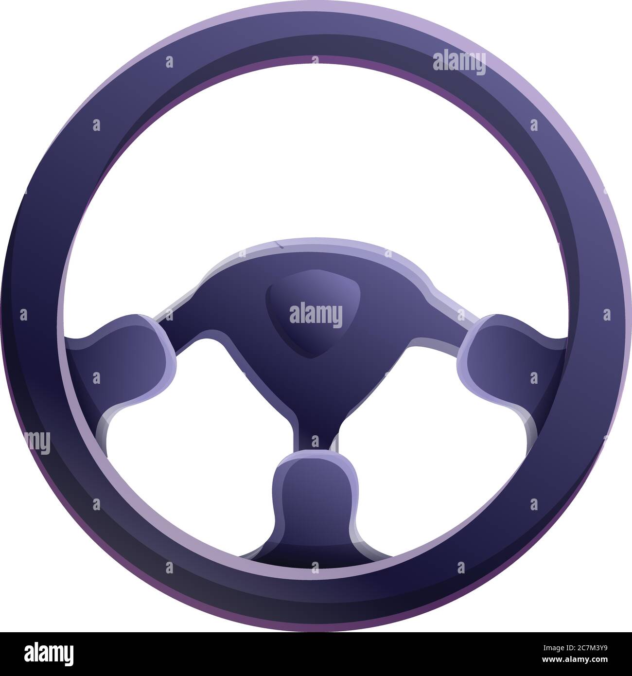 Driver steering wheel icon. Cartoon of driver steering wheel vector ...