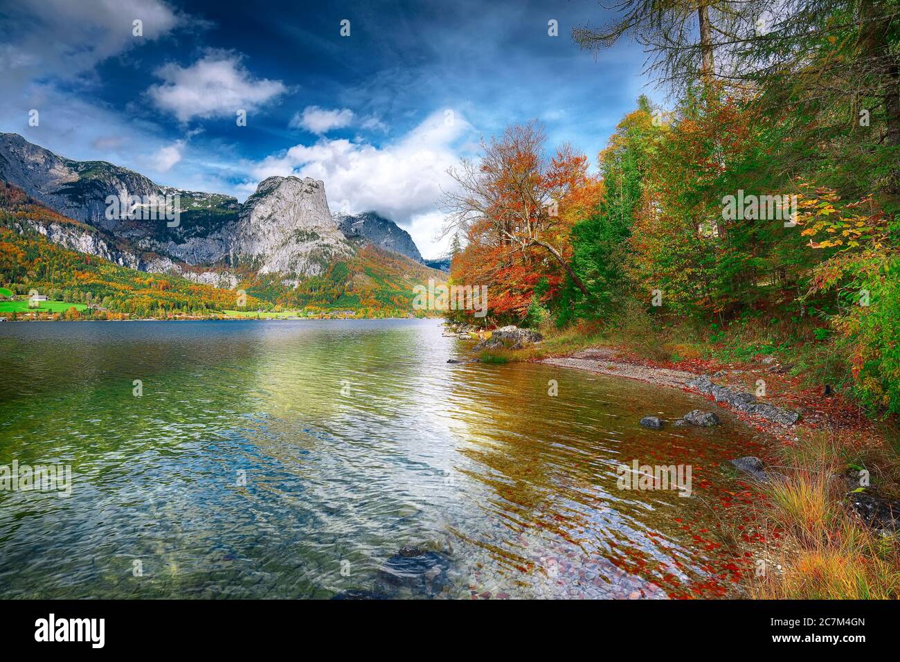 Fishing at lake grundlsee hi-res stock photography and images - Alamy