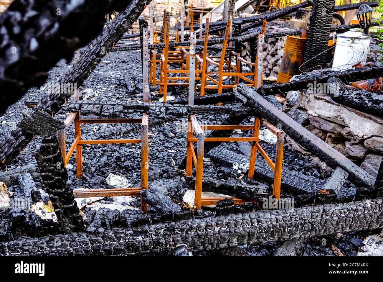Burnt village hi-res stock photography and images - Alamy