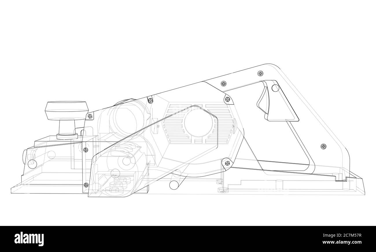 Jointer construction electric tool concept Stock Photo - Alamy