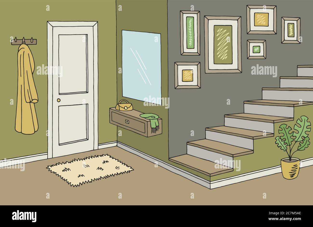 Color steps Stock Vector Images - Alamy