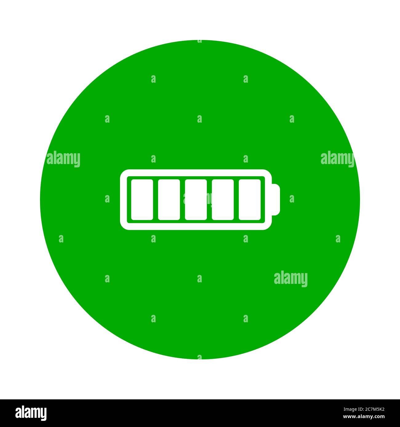 Battery and circle Stock Photo - Alamy