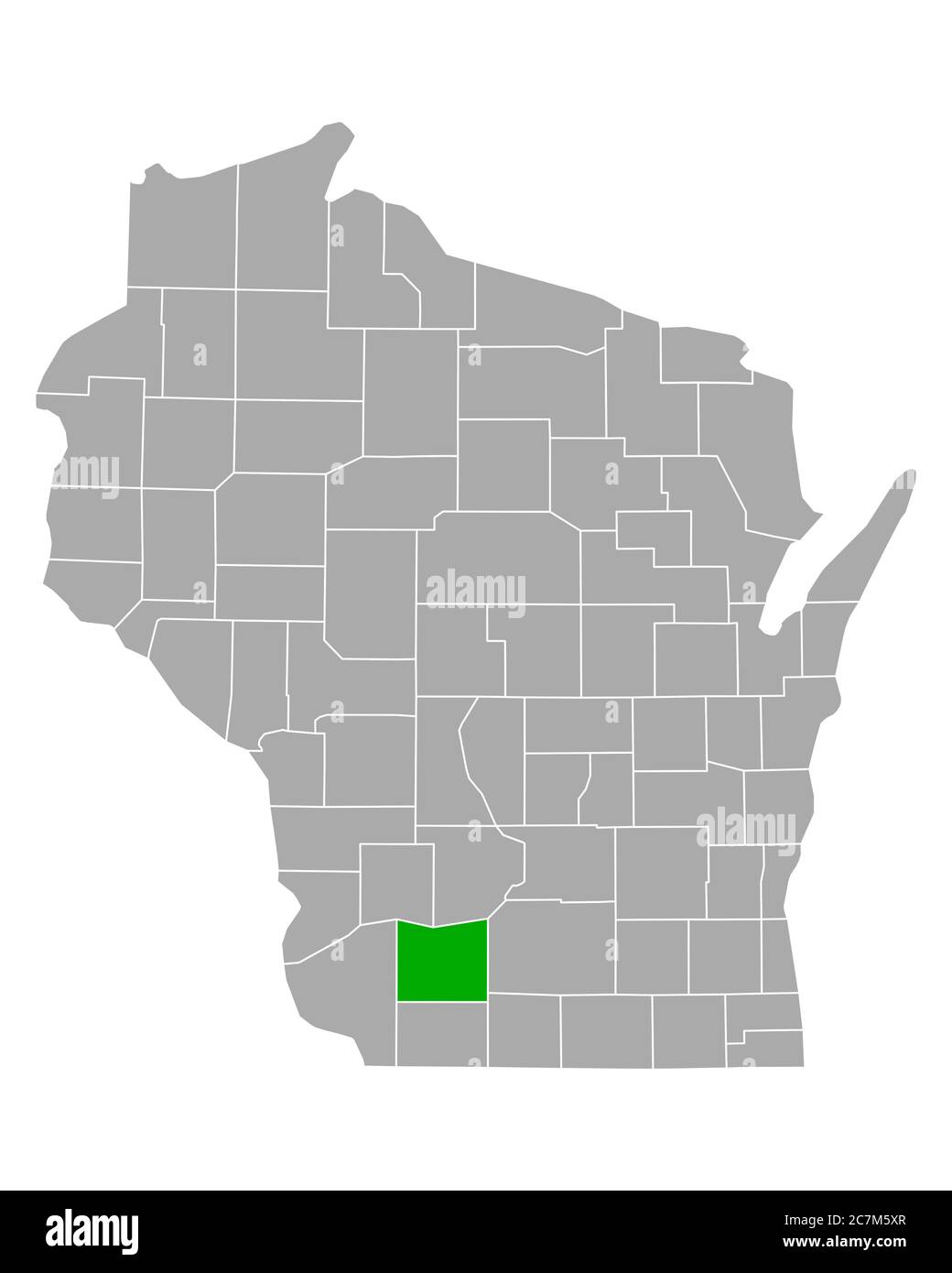 Wisconsin iowa Cut Out Stock Images & Pictures - Alamy