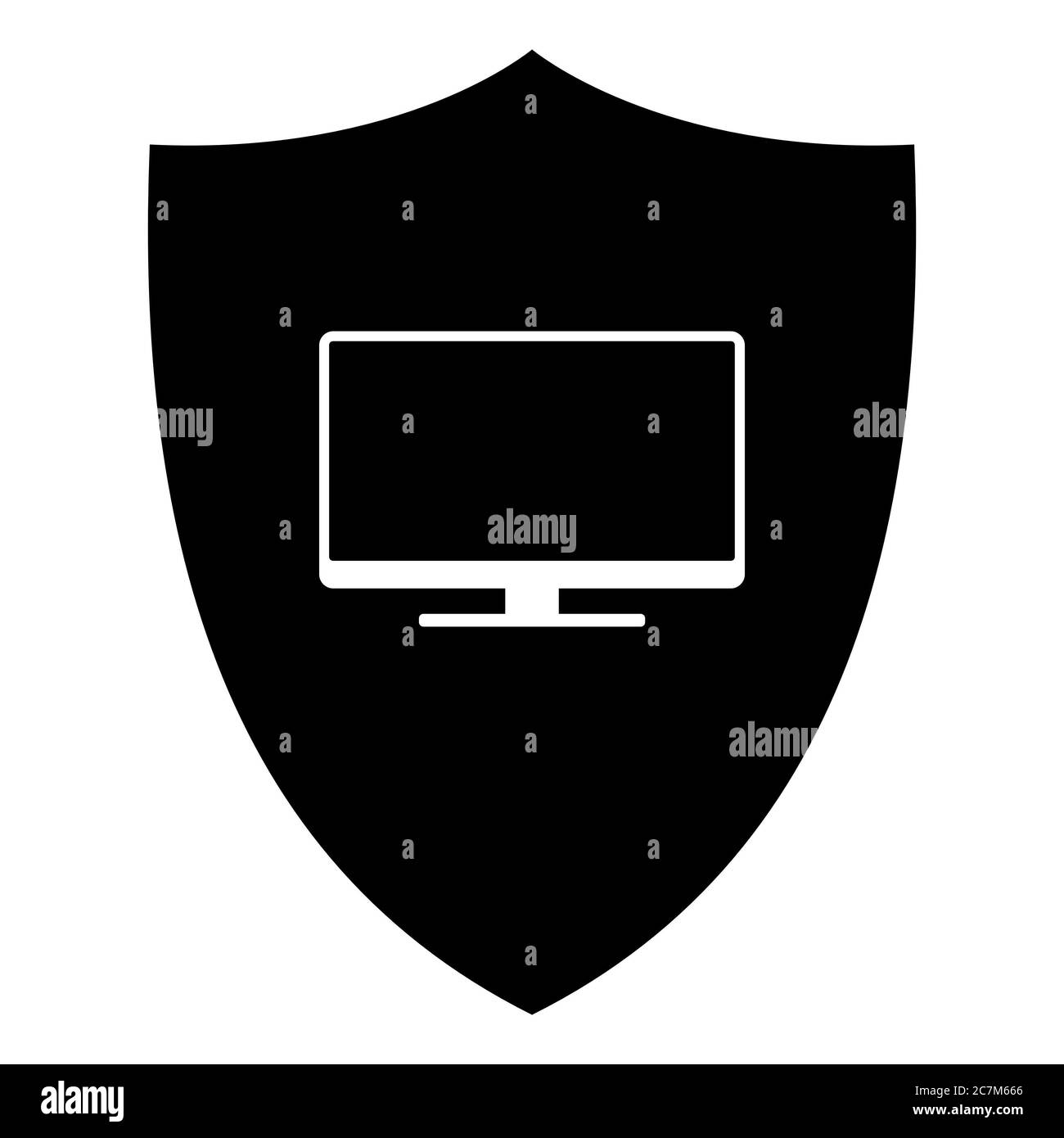 Screen and shield Stock Photo - Alamy
