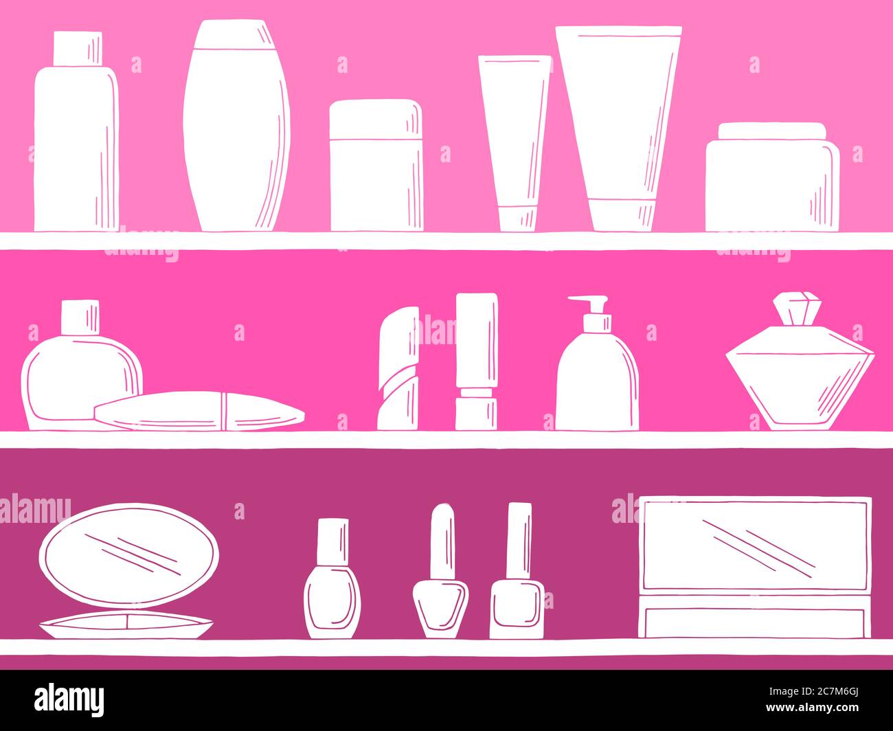 Shelves graphic color seamless pattern background illustration vector ...