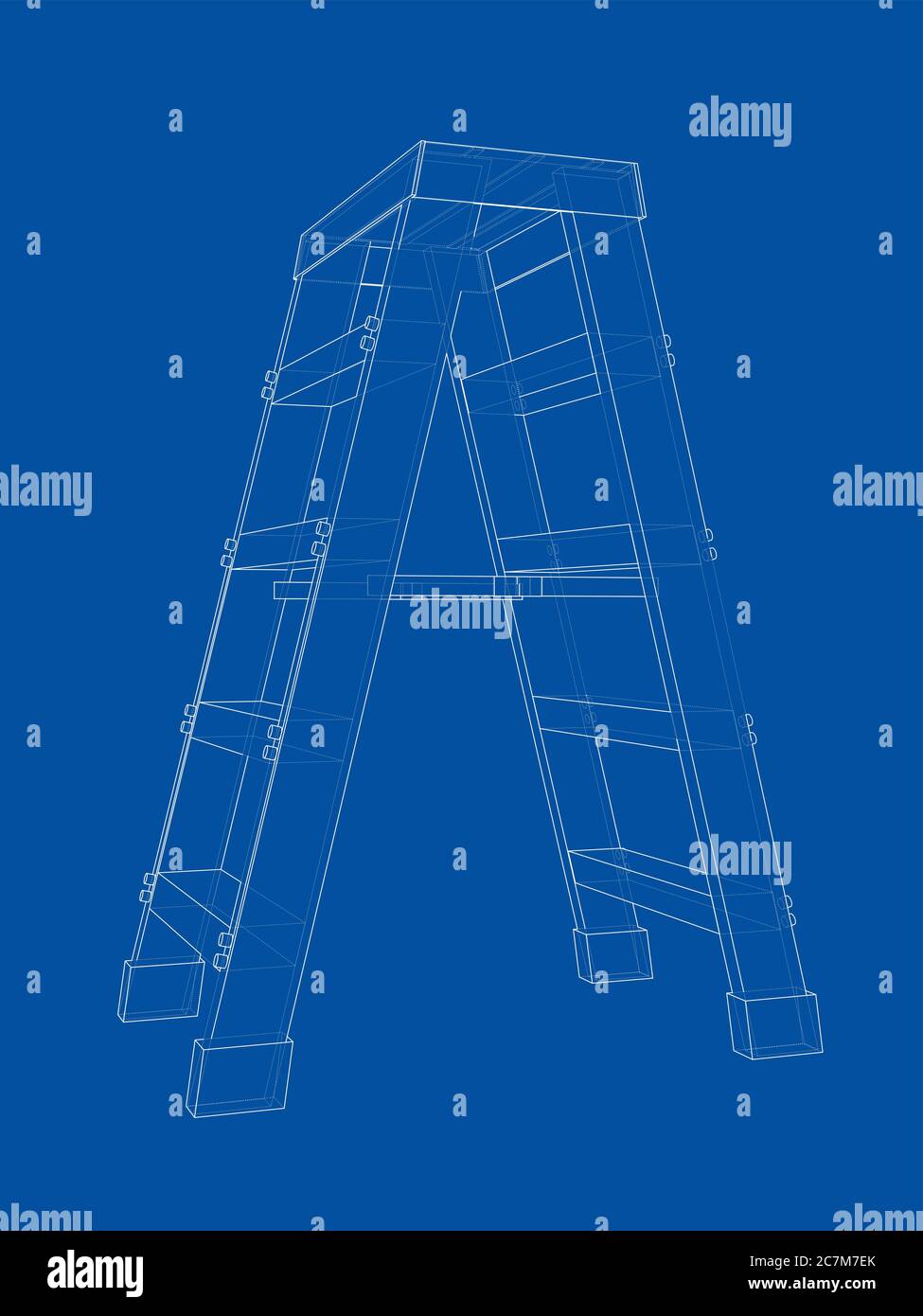 Outline household steps Stock Photo - Alamy