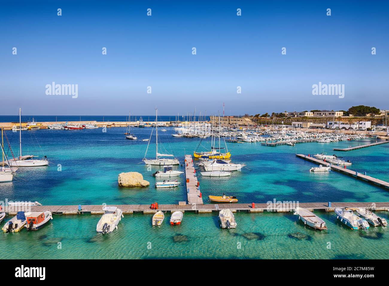 Otranto harbour hi-res stock photography and images - Alamy