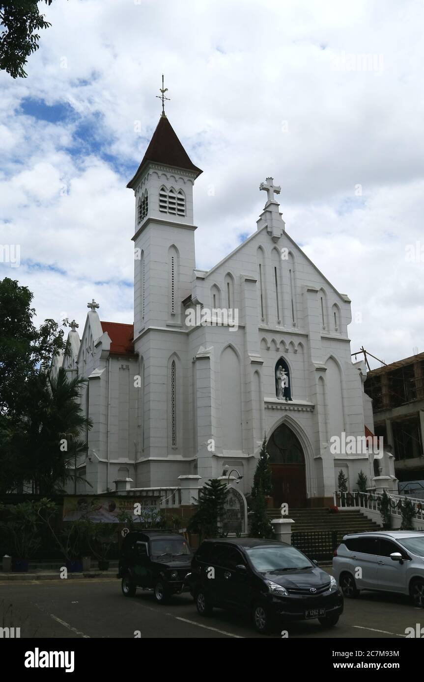 Bogor, Indonesia - January 3, 2019: Bogor Cathedral, formally the ...