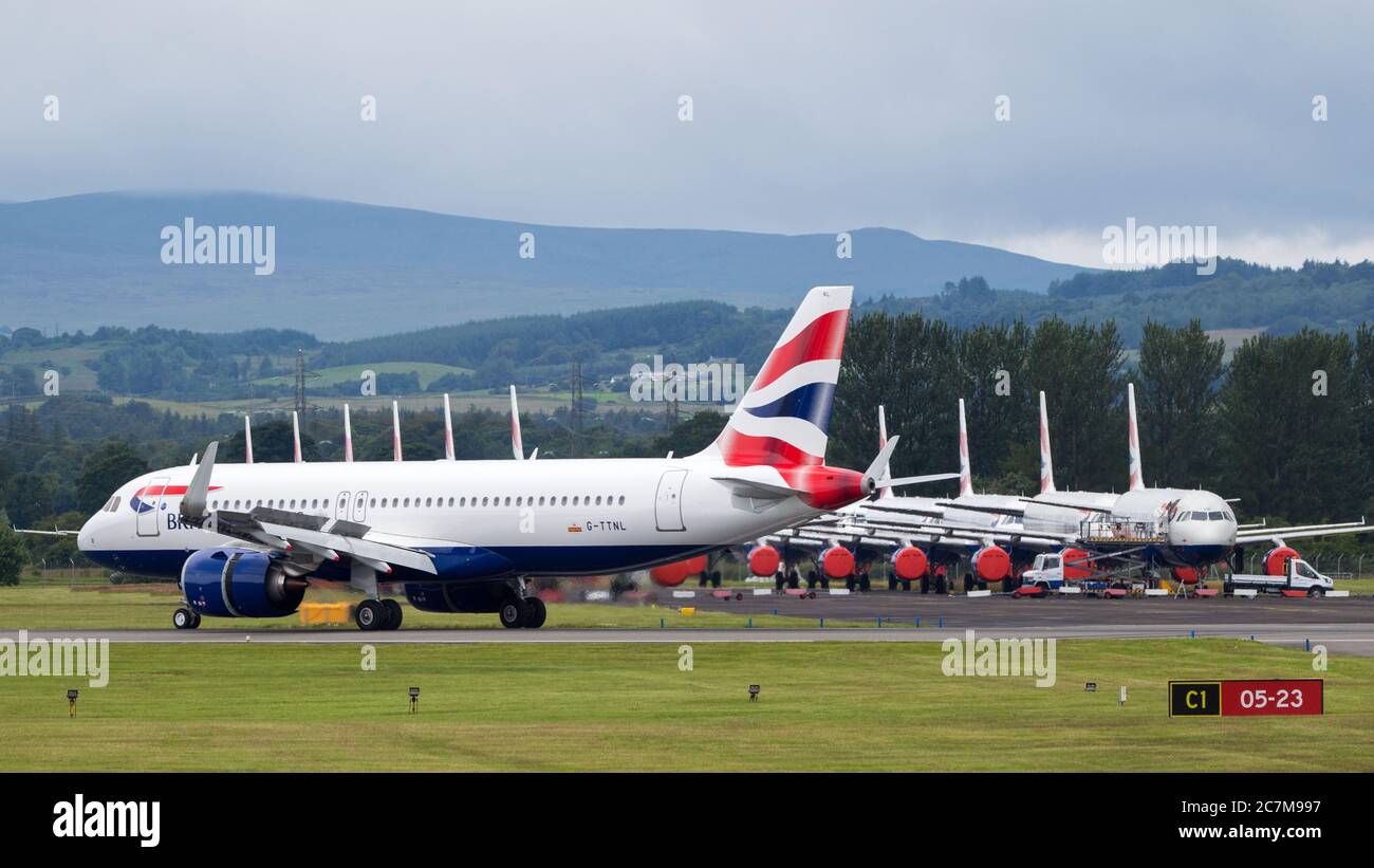 Ba a321 landing hi-res stock photography and images - Alamy
