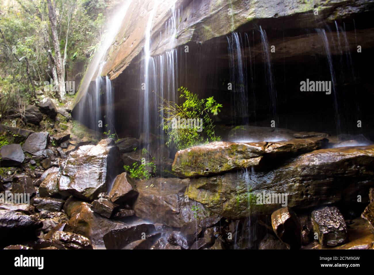 Tiger Falls, one of the smaller waterfalls of Royal Natal Nature ...
