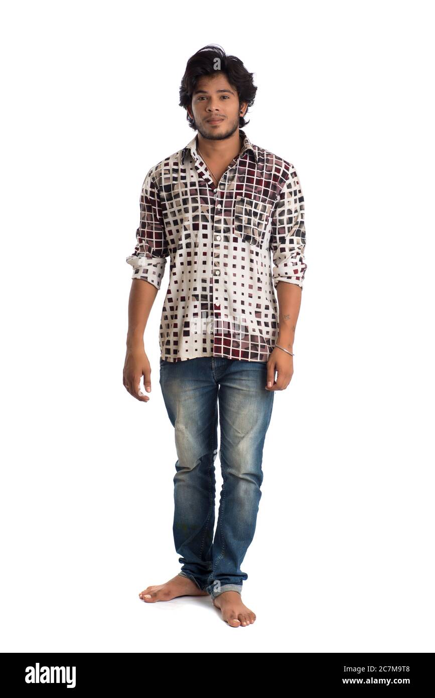 Portrait young beard indian man Cut Out Stock Images & Pictures - Alamy