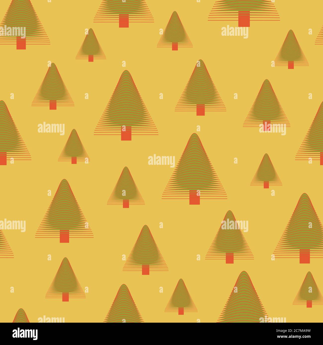 Multiple yellow trees Stock Vector Images - Alamy