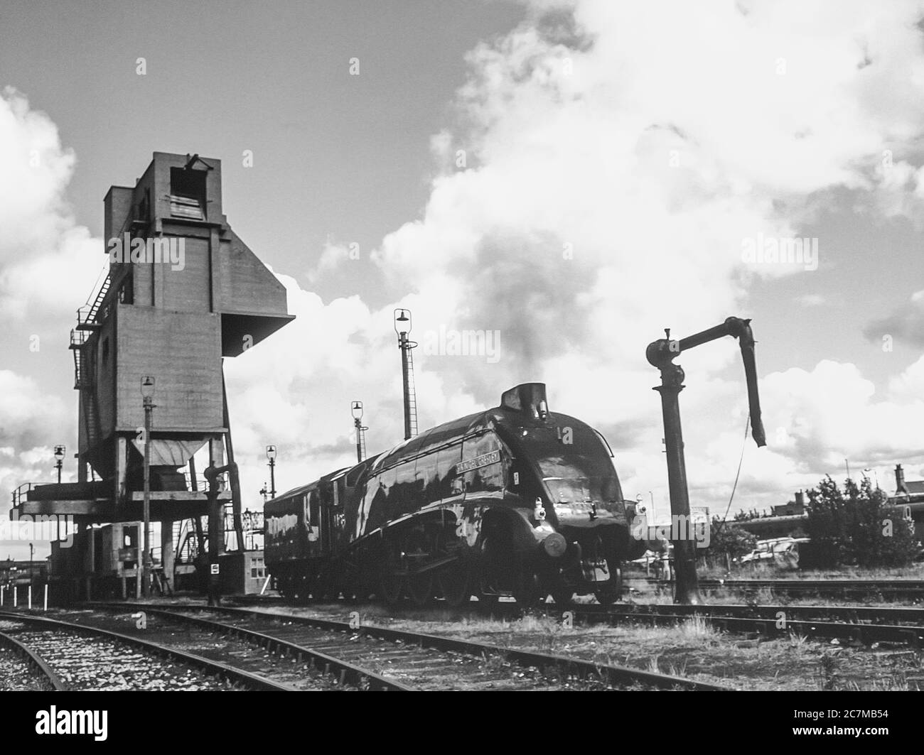 The image is of famous Sir Nigel Greasley steam train at the historical ...