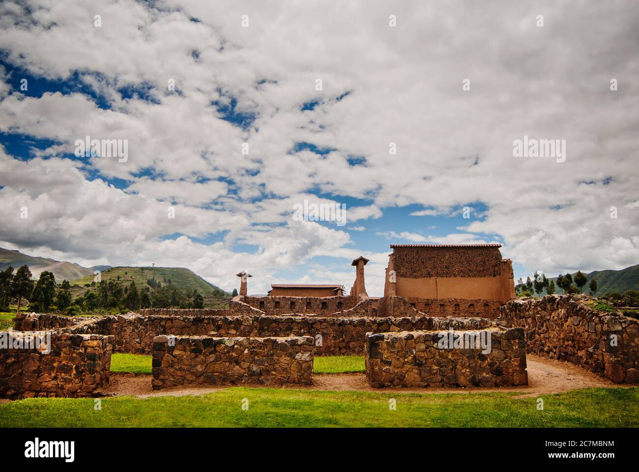 Incan Ruins of Raqchi, Peru, South America Stock Photo - Alamy