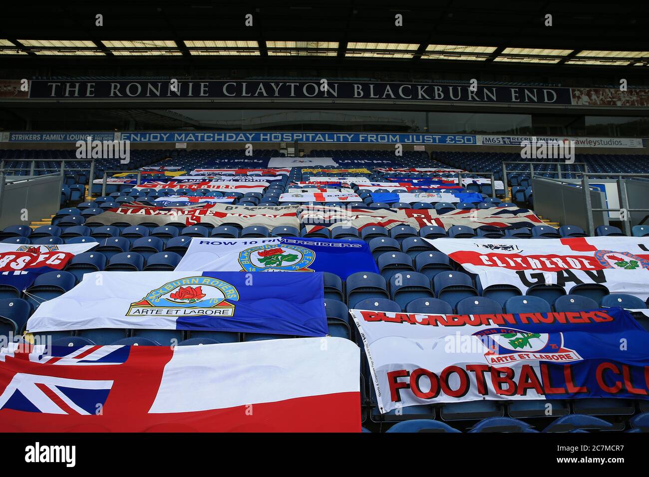 Ewood Park, Blackburn, Lancashire, UK. 18th July, 2020. English ...