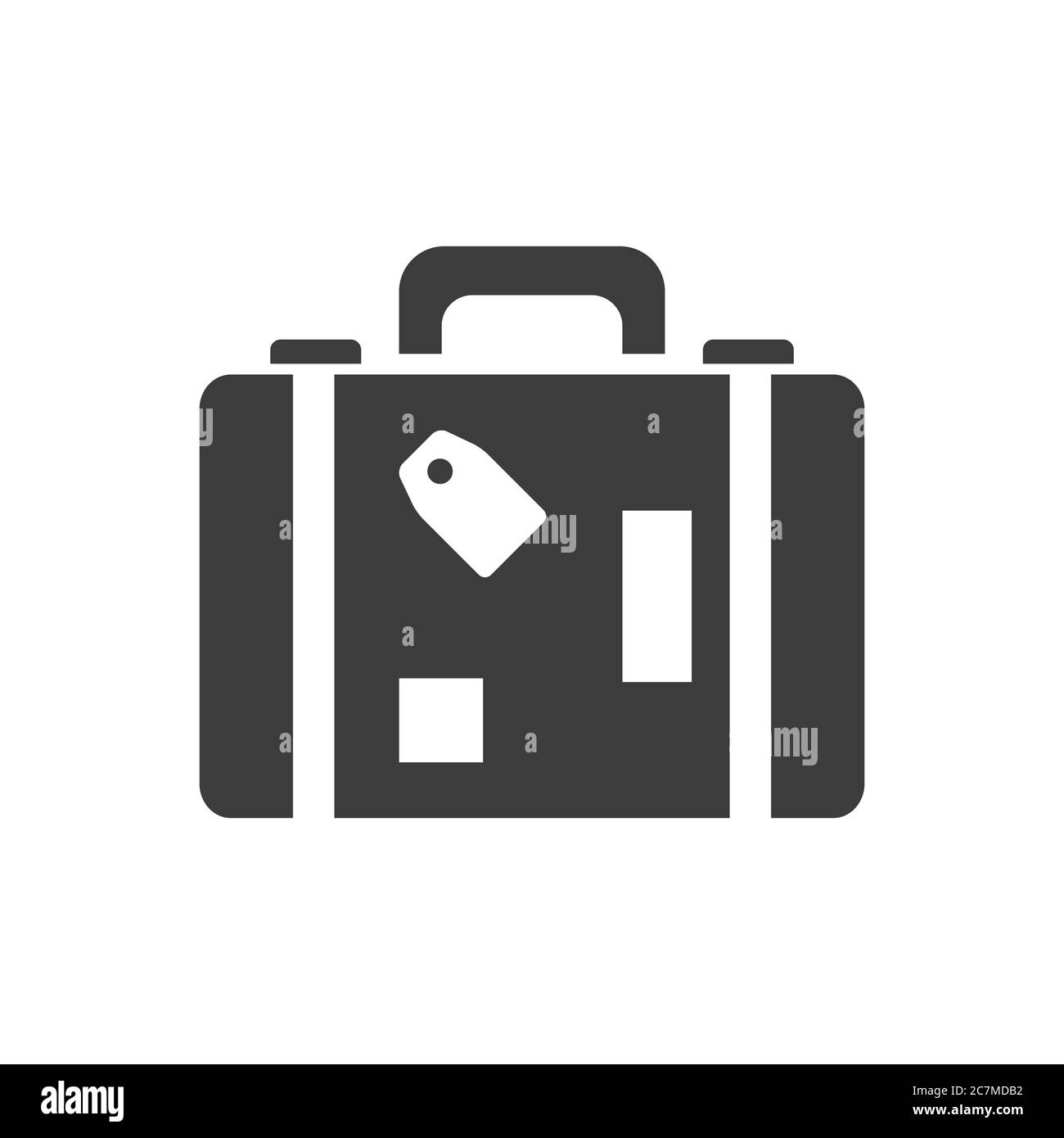 Travel luggage icon Stock Photo - Alamy