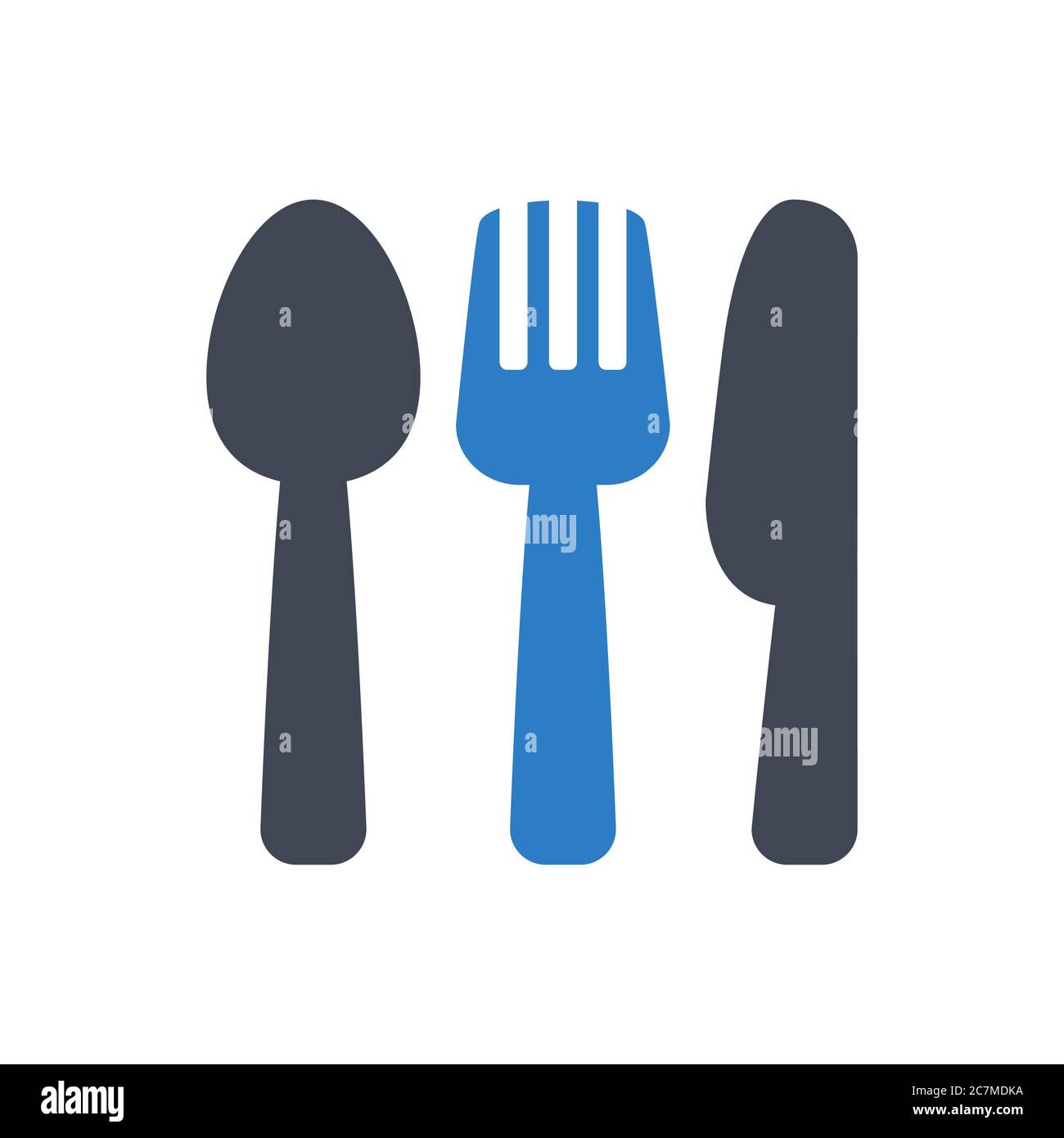 Cutlery icon hi-res stock photography and images - Alamy