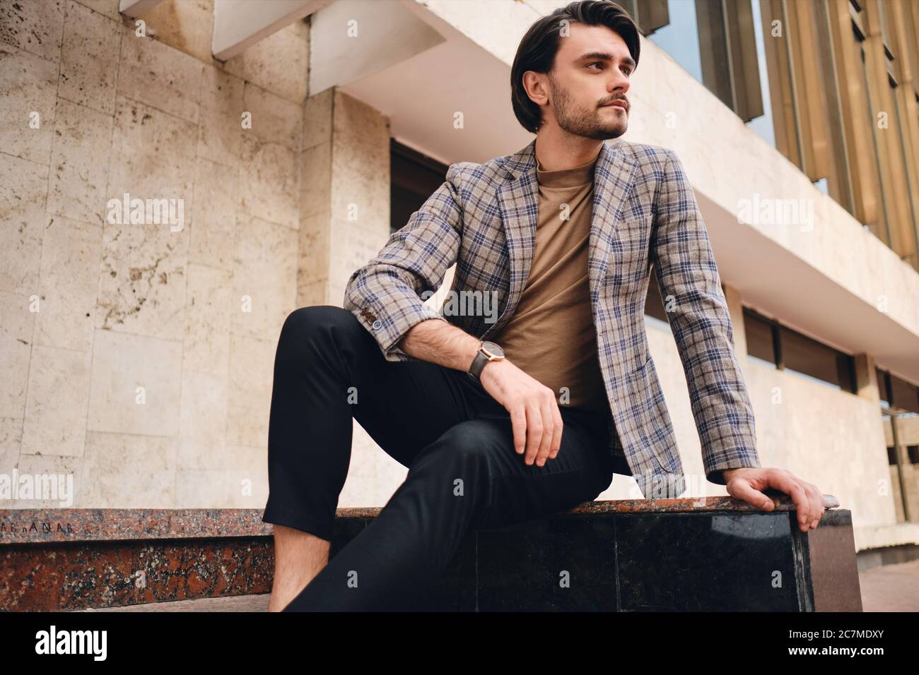 Checkered blazer hi-res stock photography and images - Alamy