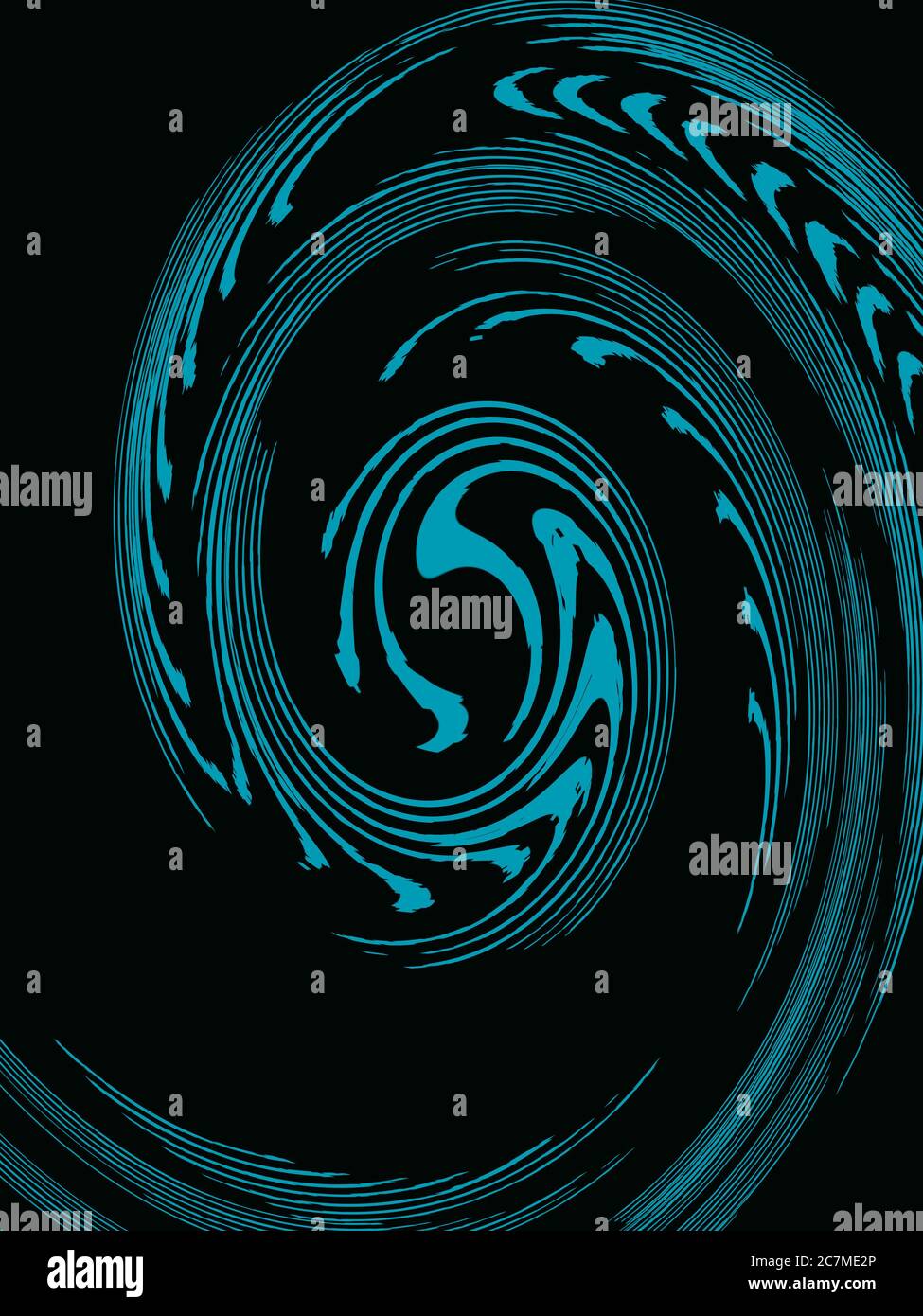 Blue Line texture digital graphical side frame art on Black color ...