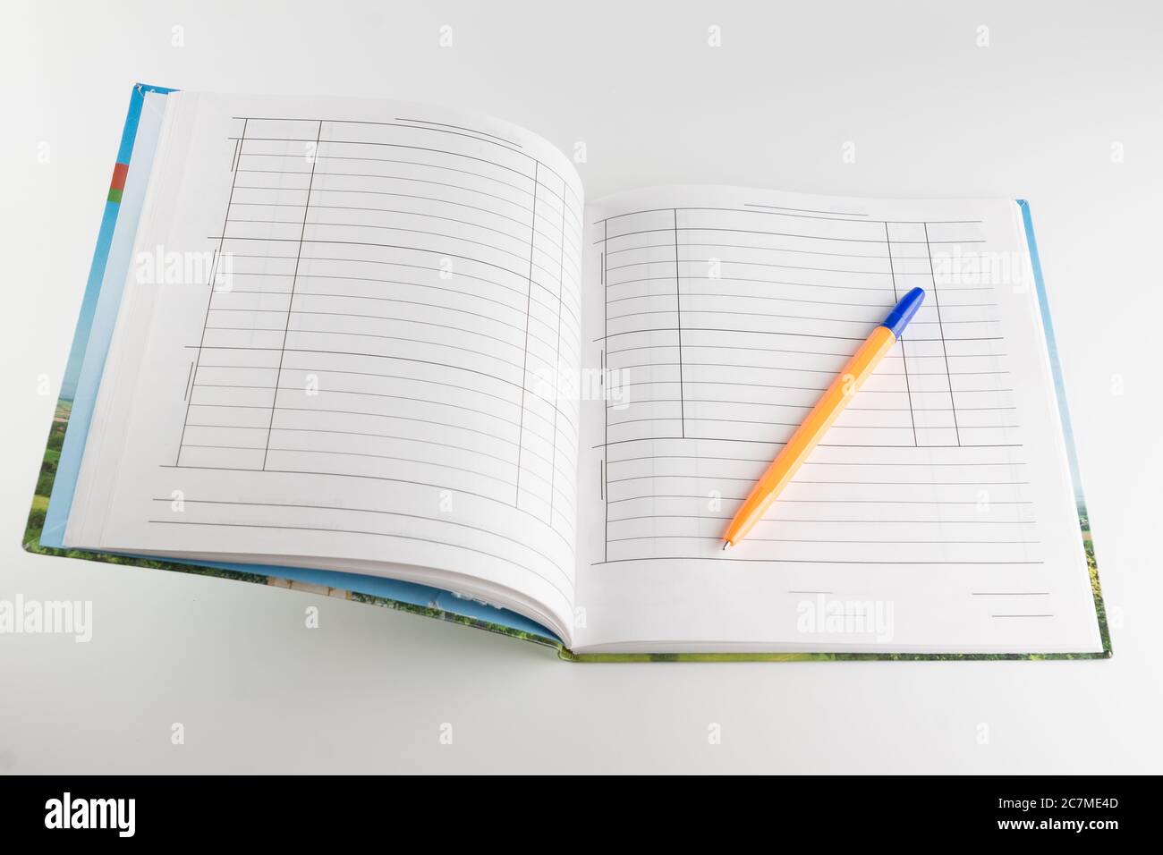 student diary for notes on studies and grades Stock Photo - Alamy