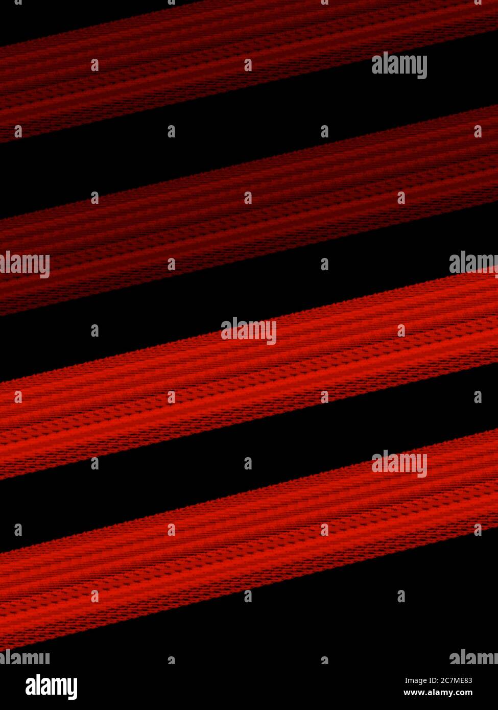 Red line texture digital graphical side frame art on Black color ...