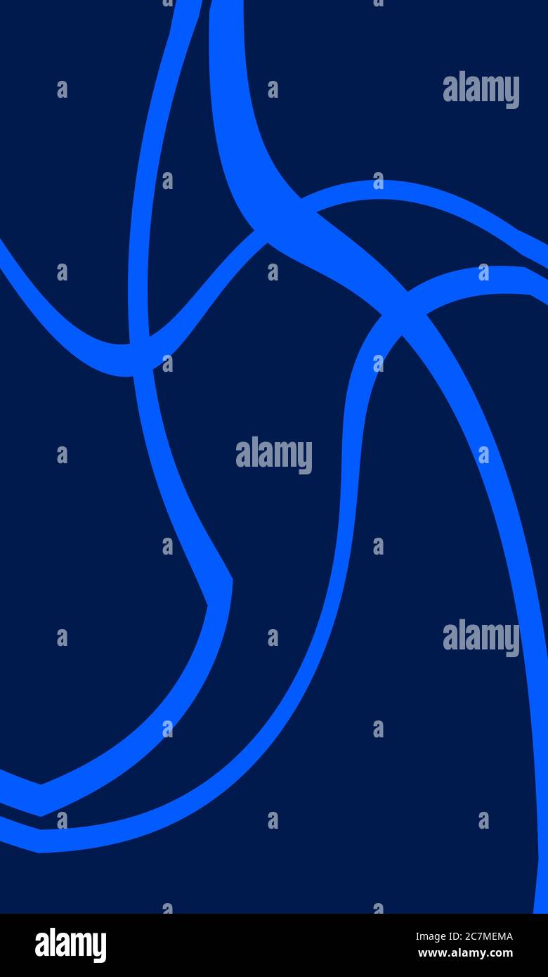 Blue star texture digital graphical side frame art on navy highlighted ...